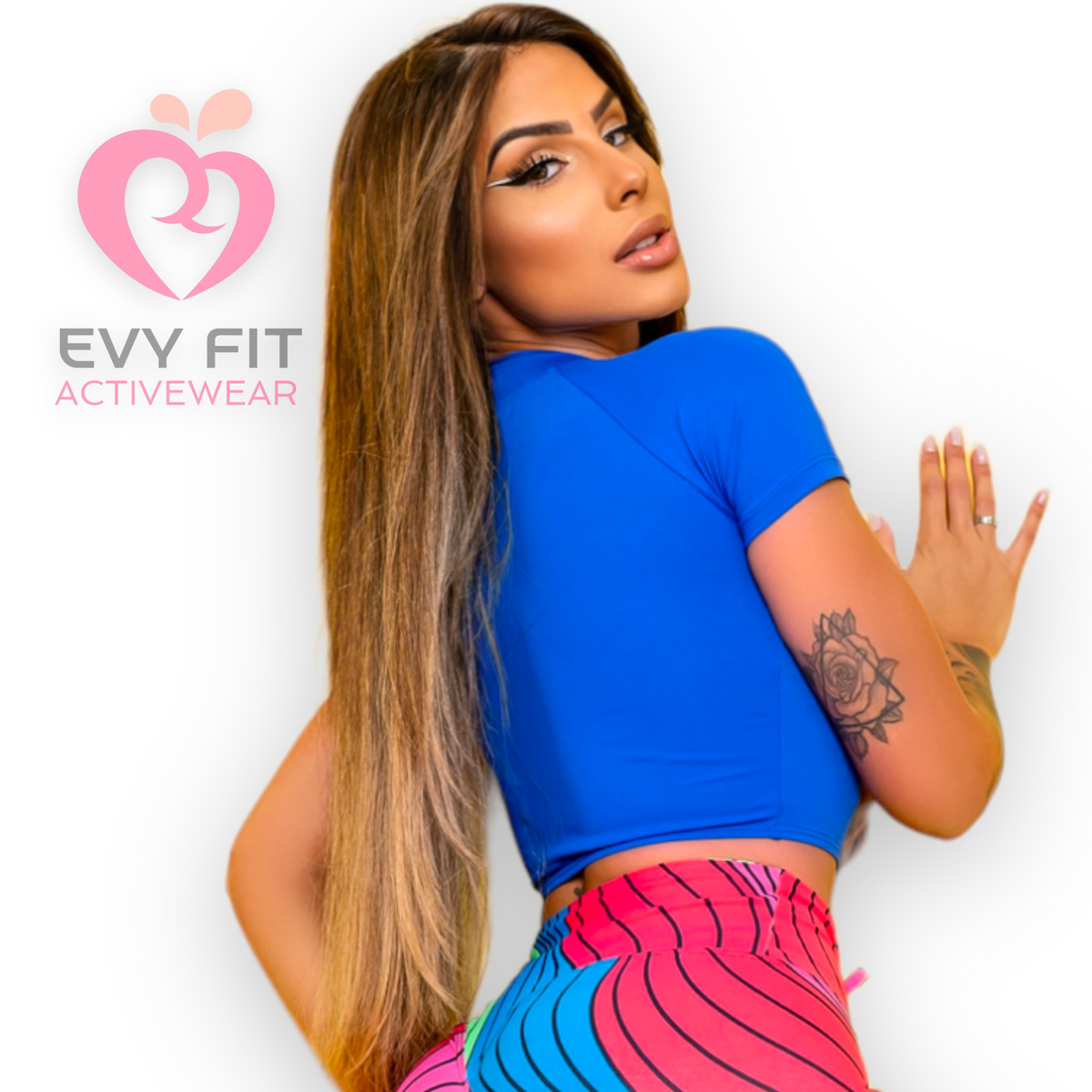 BLUE TOP – Evy Fit Activewear